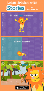 Spanish Storytelling Printable – The Lion & the Mouse | Gus on the Go ...