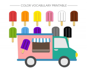 Colors in Spanish – Popsicle Printable | Gus on the Go language ...
